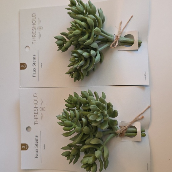 Threshold | Accents | Threshold 3 Piece Faux Succulent Sedum Stems ...